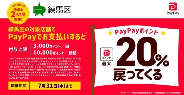今年もPayPay で払うと20％還元、練馬区はなぜ10億も税金を使うのか | 岩瀬たけしウェブサイト